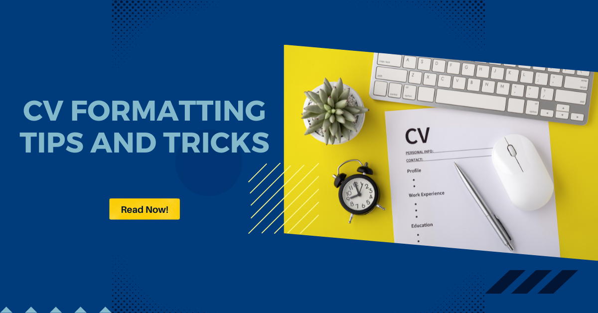 CV Formatting Tips and Tricks – CVPlanet
